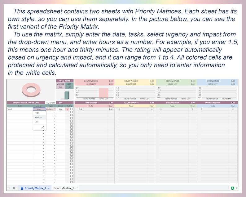 Priority Matrix Prioritization Matrix Action Project Priority Eisenhower Priority Chart