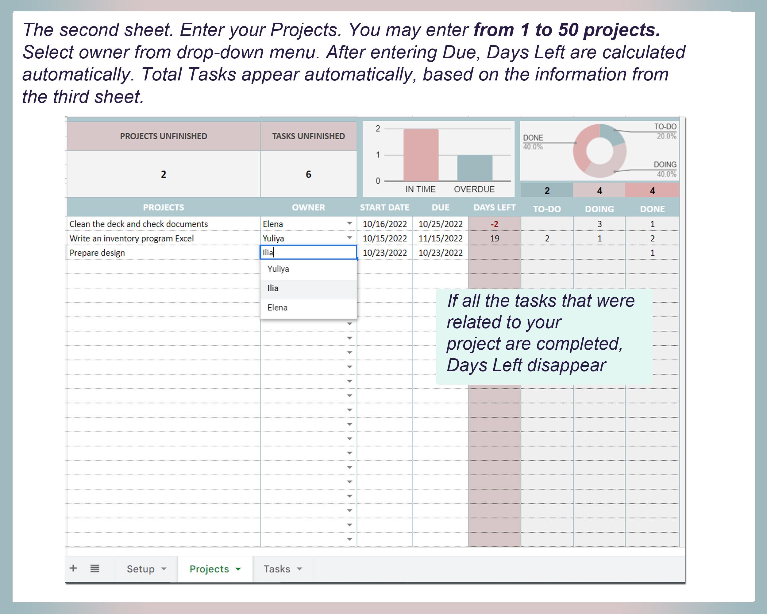 Project Management Template, Project Planner, Task Management, To-do ...