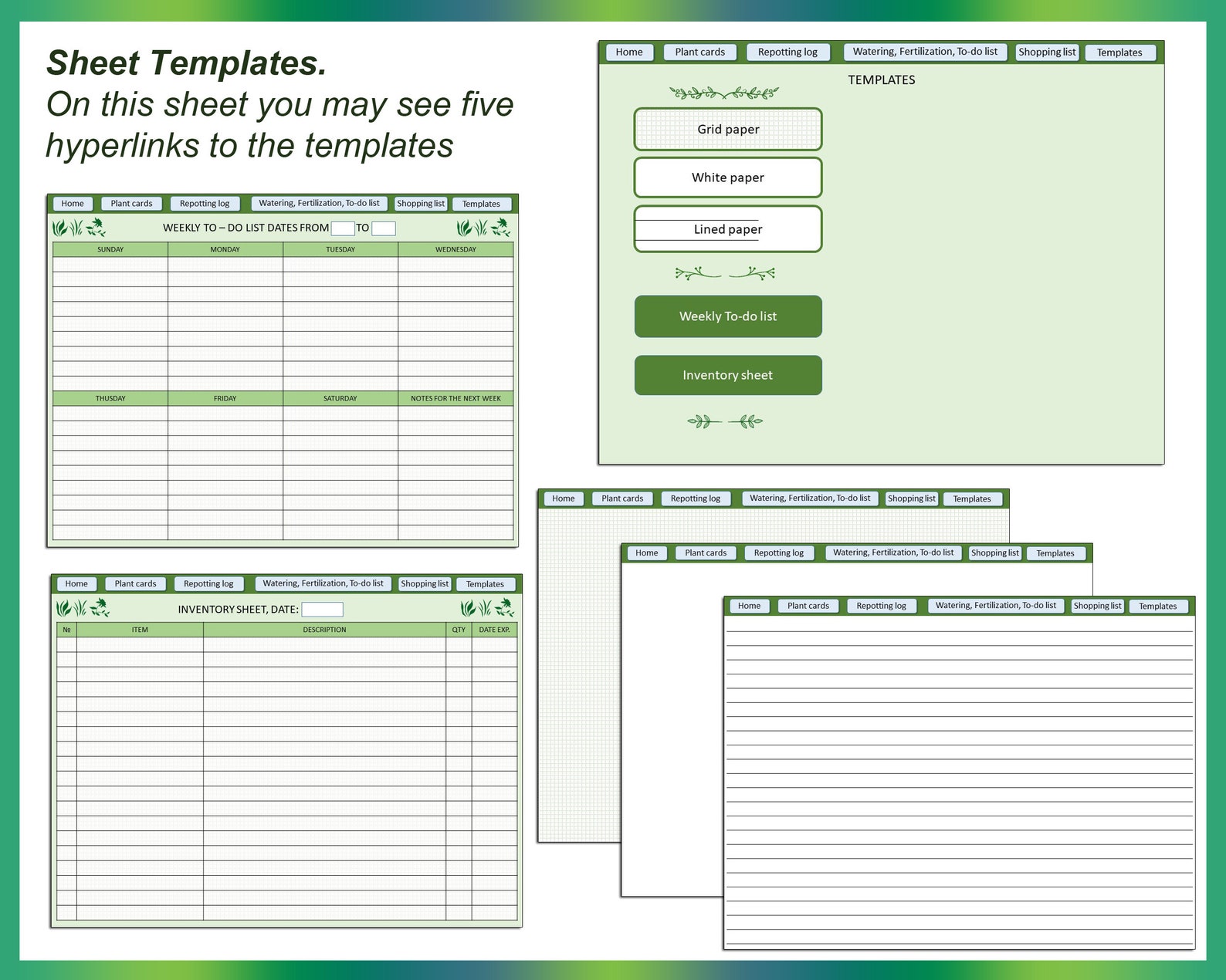 Digital Plant Care Planner Plant Care Journal House Plant | Etsy
