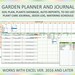 Digital Garden Planner, Plant Care Worksheet, Plants Journal, Watering ...