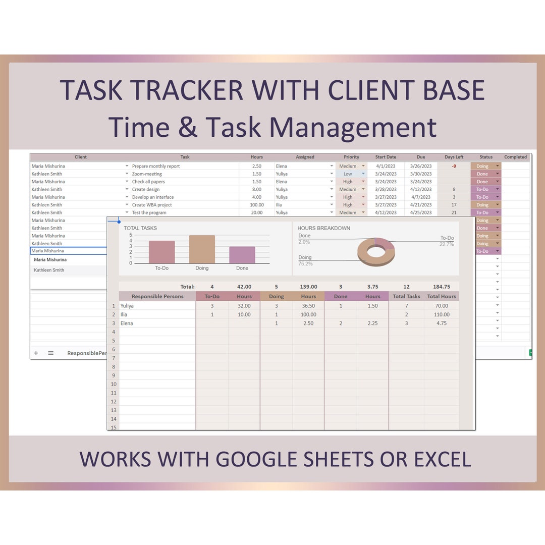 Task Management, Digital Project Planner, Team Management, Time ...