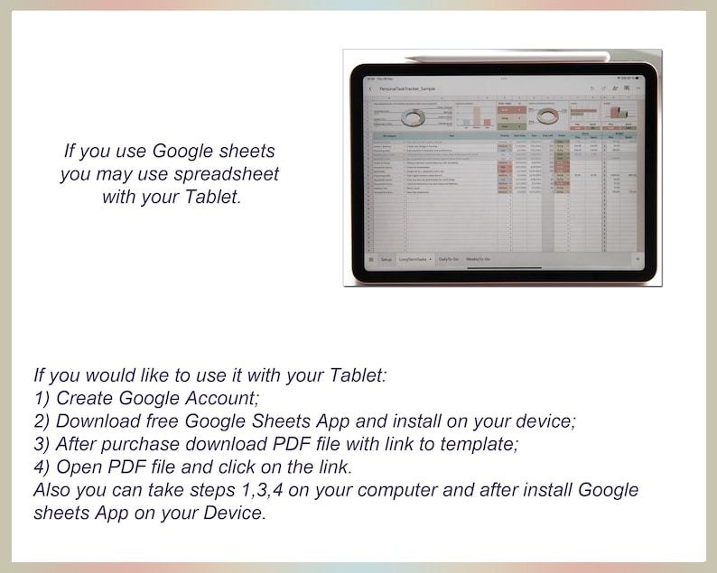 Task Management Task Tracker Google Task Manager Task App - Etsy