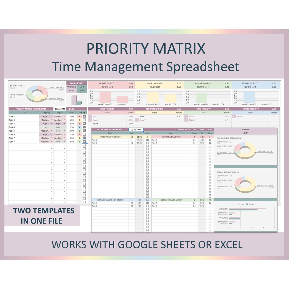 Priority Matrix, Prioritization Matrix, Action, Project Priority ...