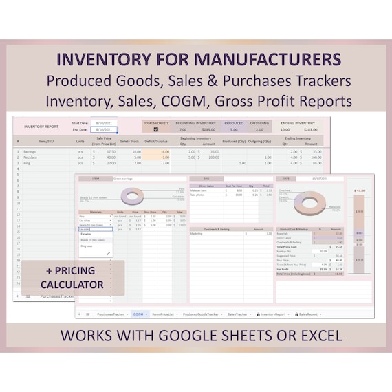 Warehouse Stock Control Excel Template