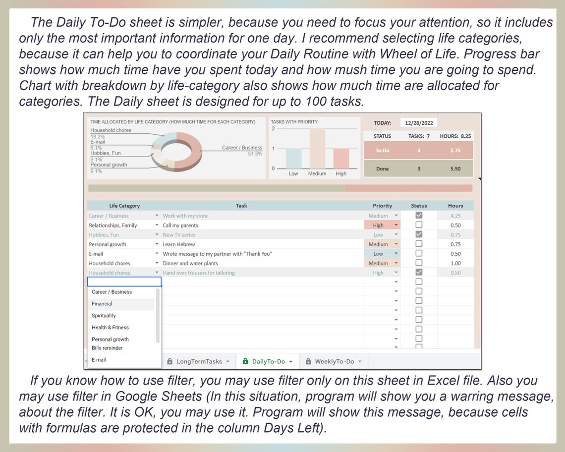 Task Management Task Tracker Google Task Manager Task App - Etsy