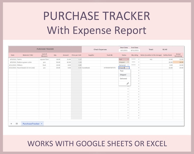 Inventory Management Spreadsheet Excel Google Sheet Resellers Inventory ...