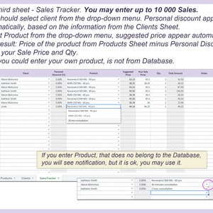Client Base Customer Base Template Client Base Example | Etsy