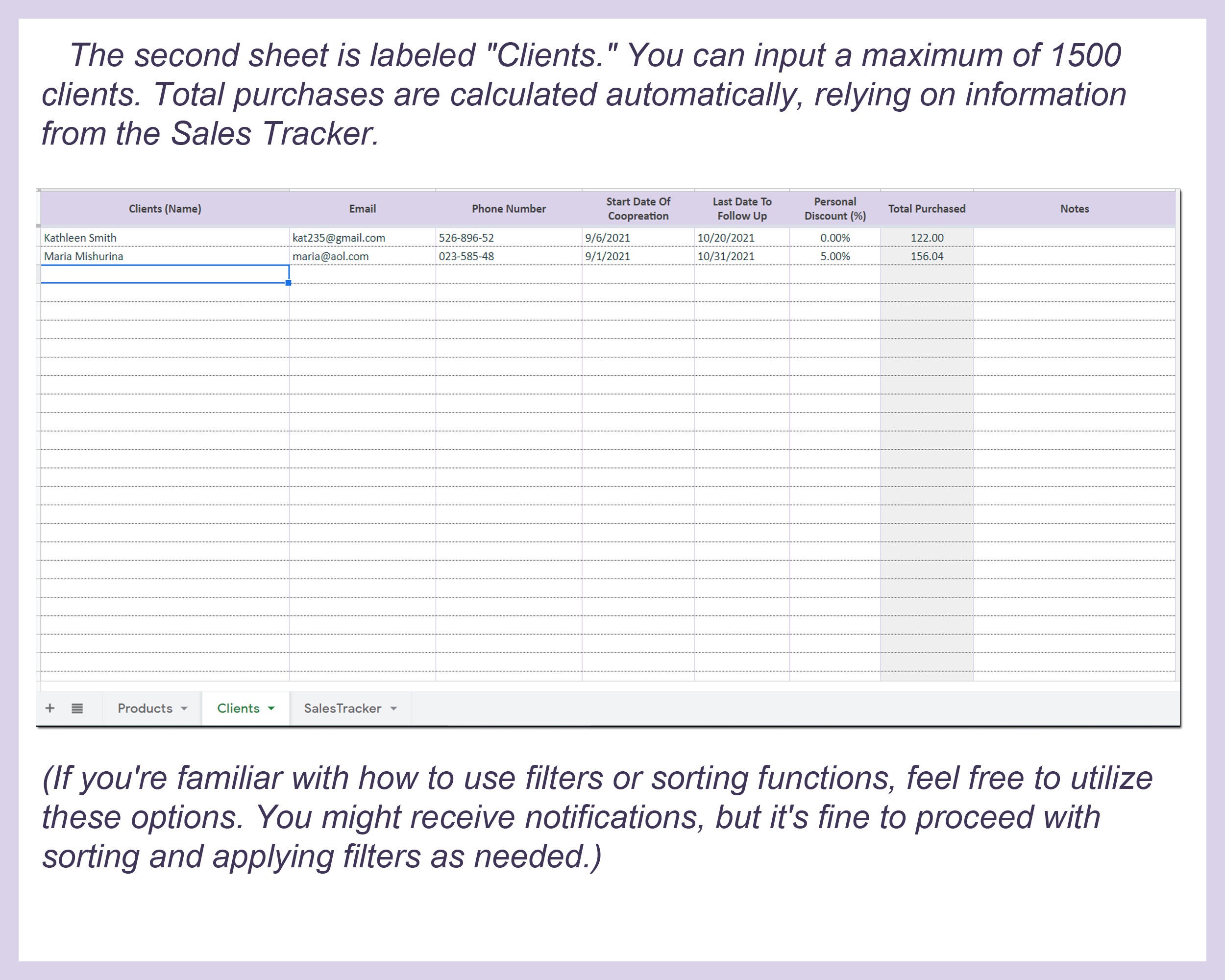 Client Base, Customer Base Template, Client Base Example, Customer Base ...