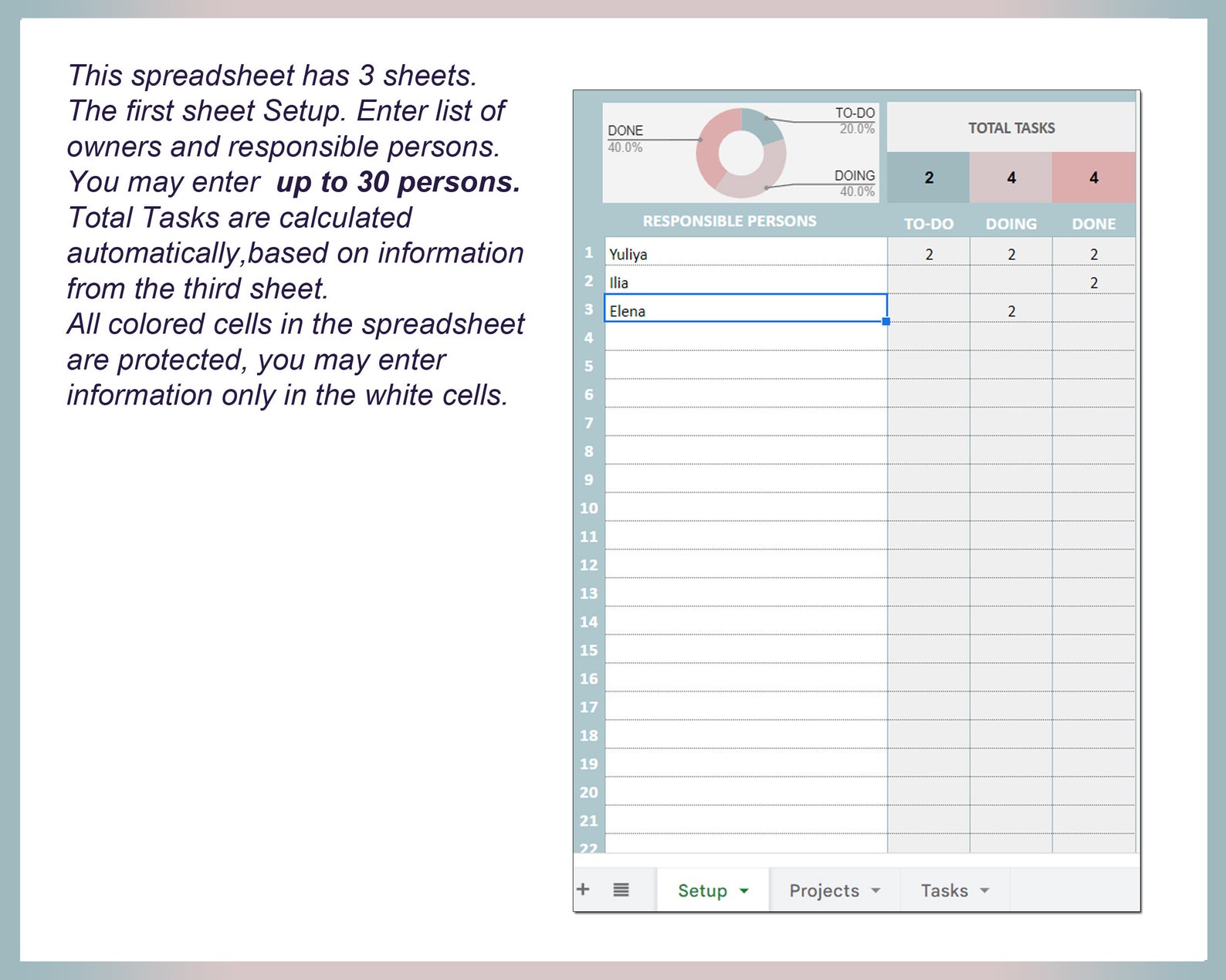 Team Management Spreadsheet, Teamwork, Projects Teams, Project ...