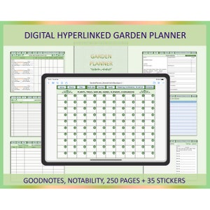 Digital Garden Planner, Digital Garden Journal, Plants Journal ...