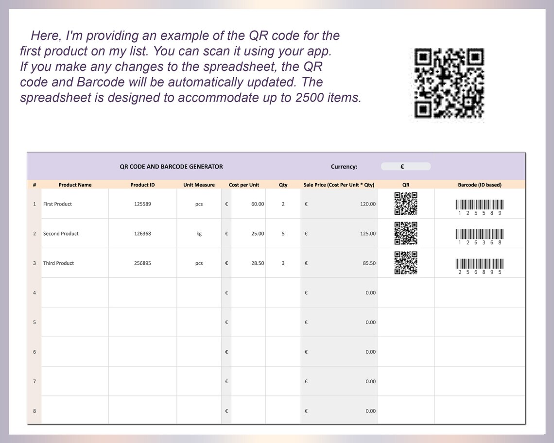 QR Code Maker Google Sheets Barcode Generator Online QR Creator ...