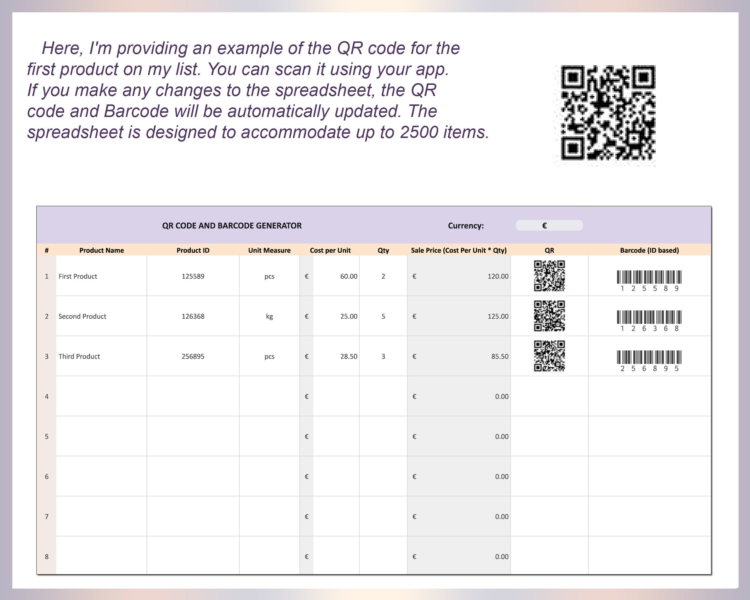 QR Code Maker Google Sheets Barcode Generator Online QR Creator ...