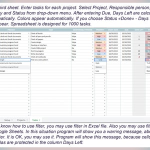 Project Management Template, Project Planner, Task Management, To-do ...