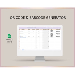Barcode Generator, QR Code Generator, QR Code Maker Google Sheets ...