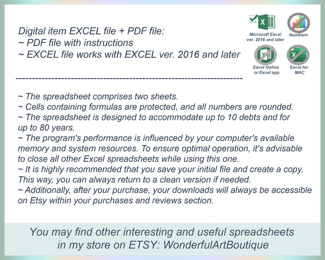 Debt Avalanche Calculator Spreadsheet, Debt Avalanche Excel, Debt ...