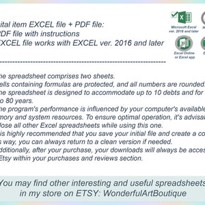 Debt Avalanche Calculator Spreadsheet, Debt Avalanche Excel, Debt ...