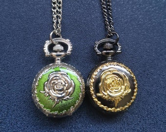 Rose Pocket Watch | Etsy