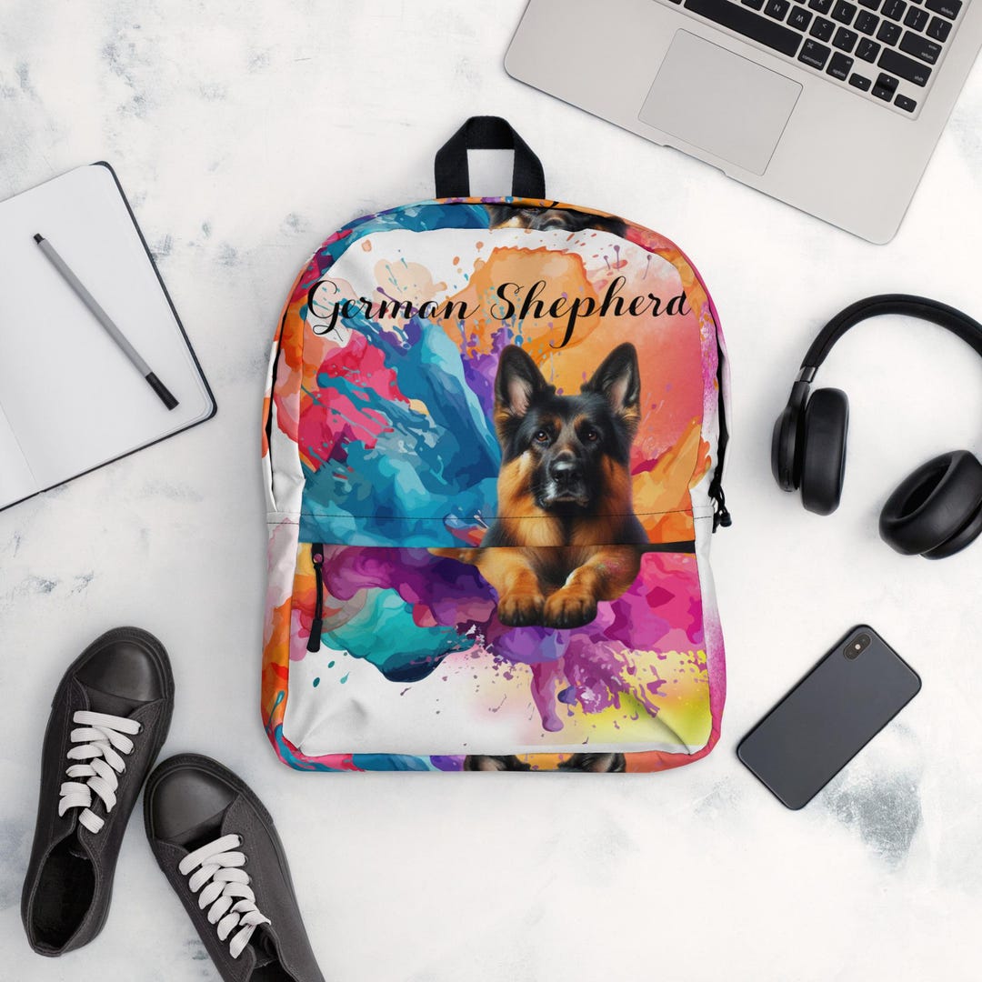 German Shepherd Backpack - Etsy
