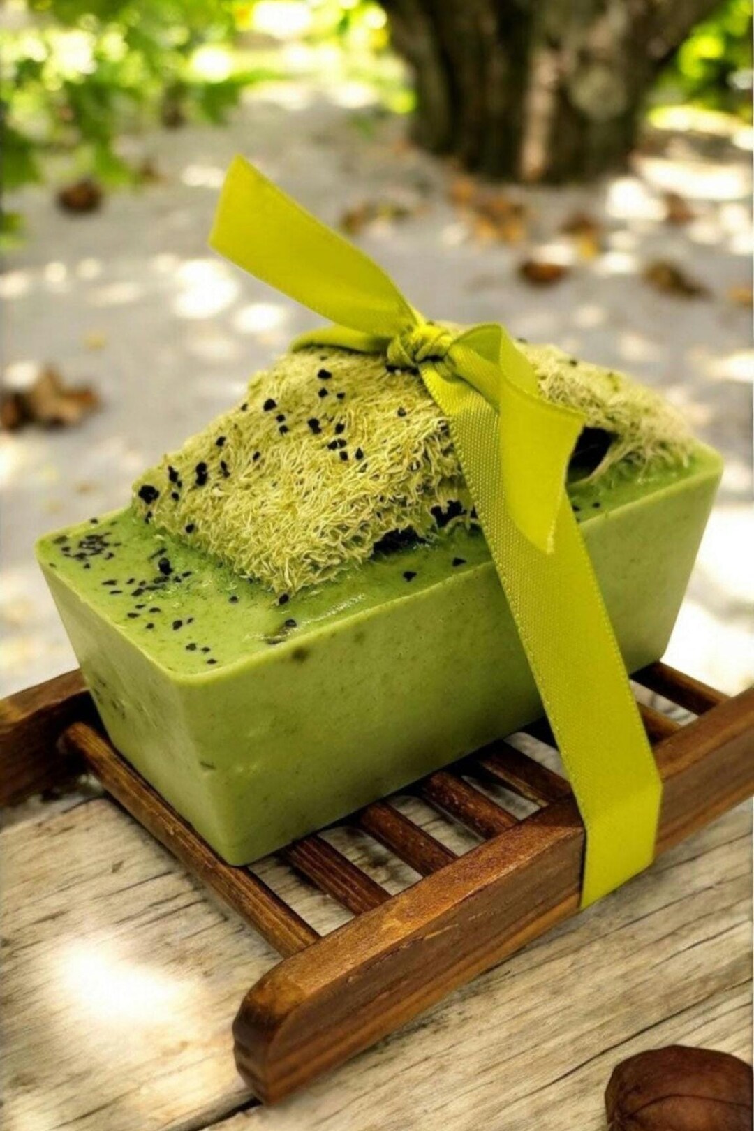 Tea Tree Feet, Loofah Foot Scrub Sponge, Soap in a Sponge, Exfoliating ...