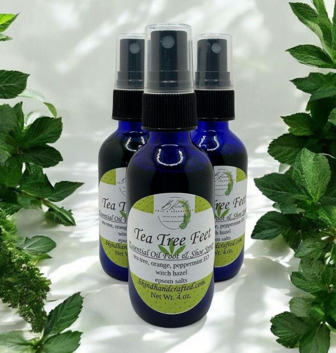 Tea Tree Feet Spray, Tea Tree Oil, Foot and Shoe Spray, Eliminate Feet ...