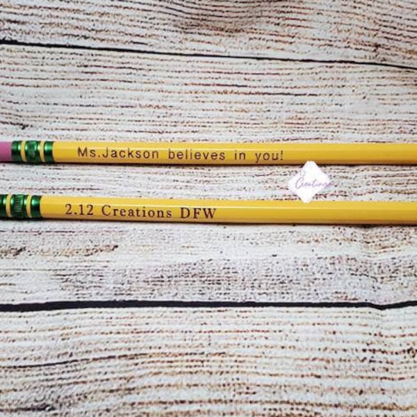 Custom Pencils - Etsy