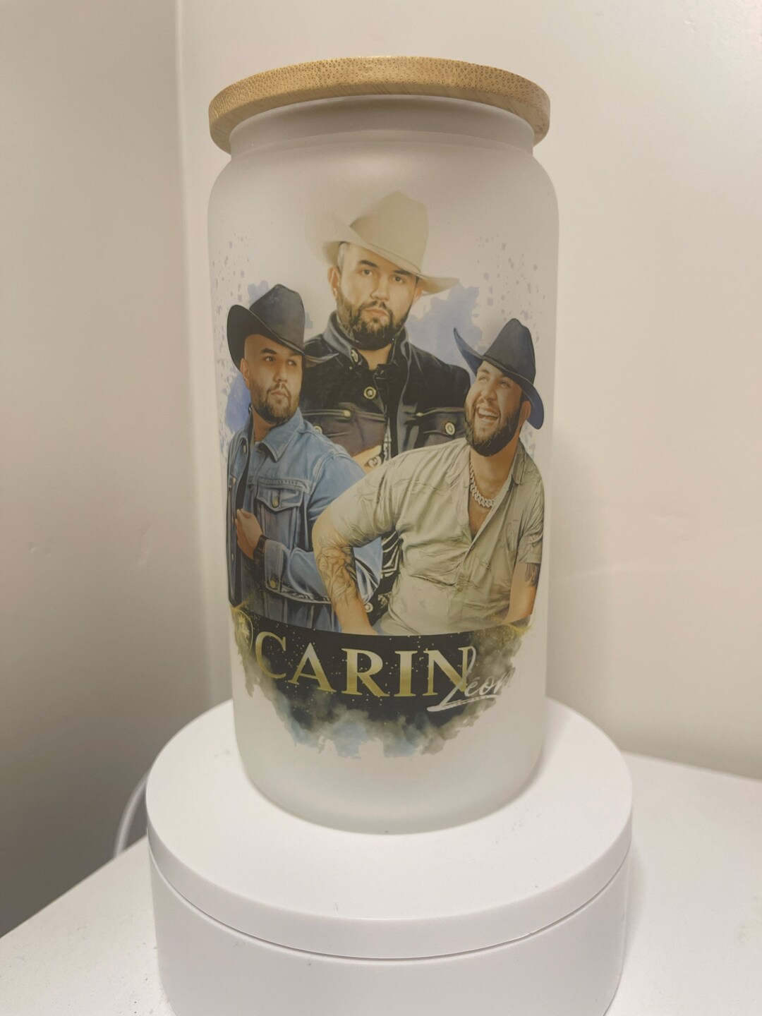 Carin Leon 16oz Glass Can - Etsy