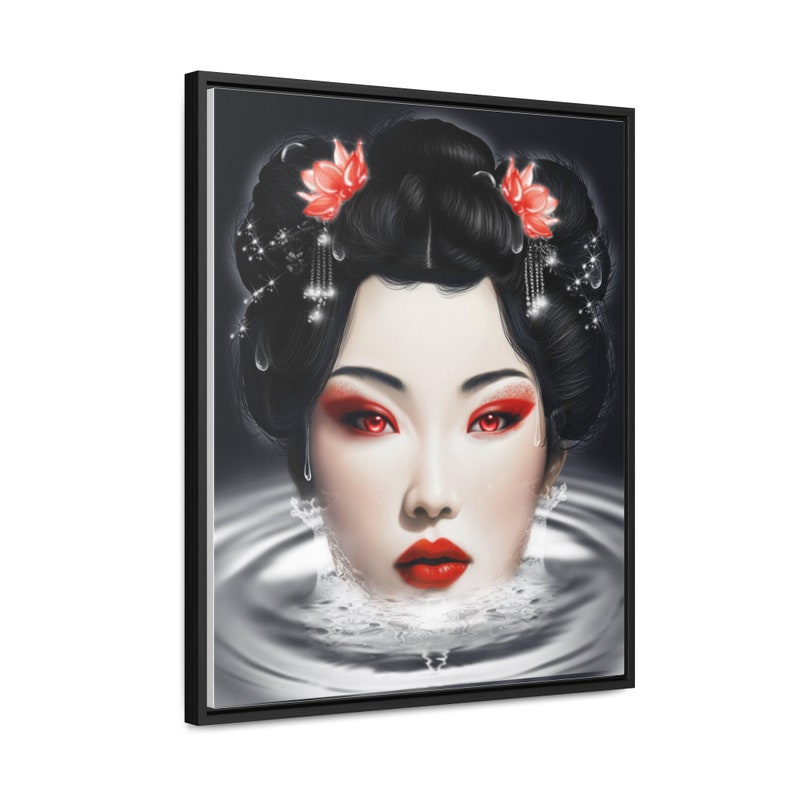 Geisha Girl Contemporary Wall Décor Unique Home Artwork Animal Home ...