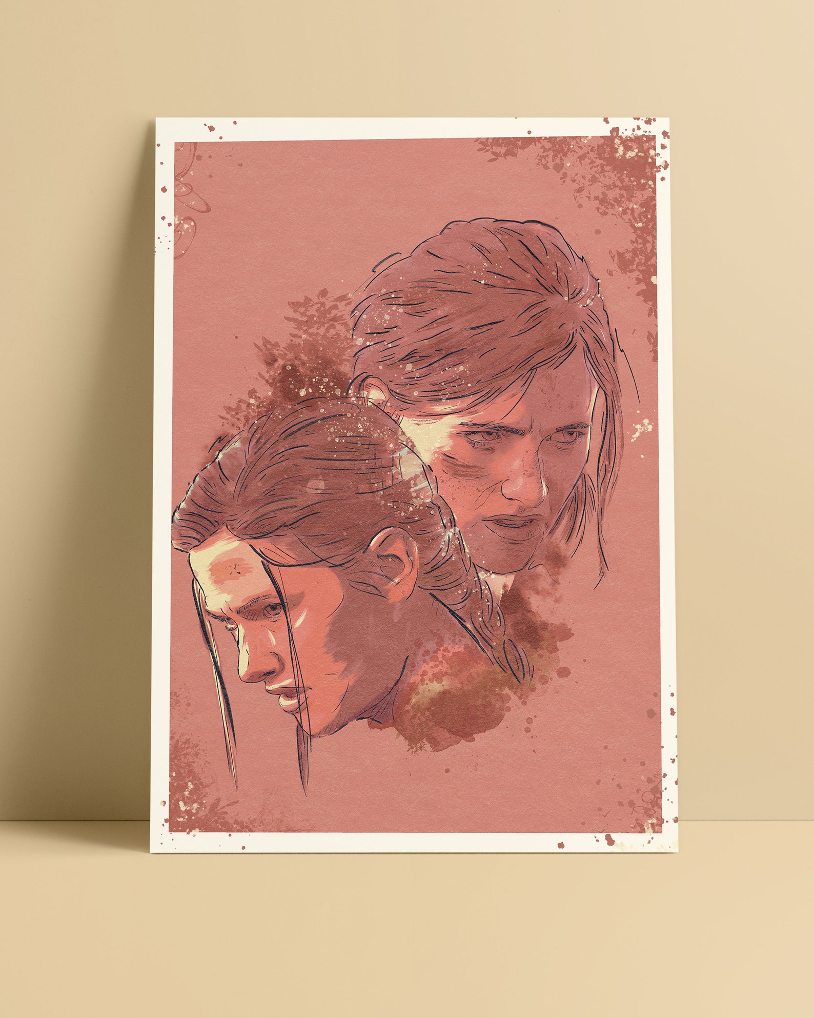 The Last of Us II poster. Ellie and Abby. - Etsy 日本