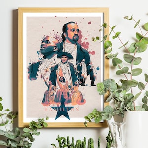 Hamilton Musical Poster A3 - Etsy