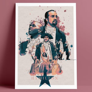 Hamilton Musical Poster A3 - Etsy