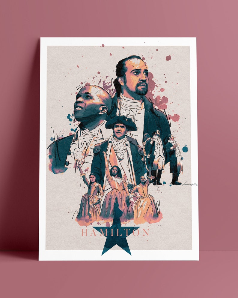 Hamilton Musical Poster - Etsy