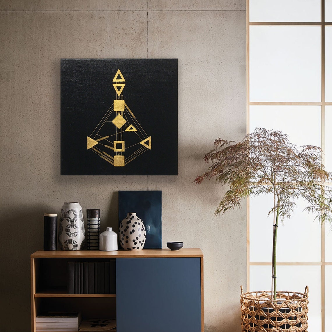Human Design Chart Personalized Bodygraph 24-karat Gold Leaf, Oil ...