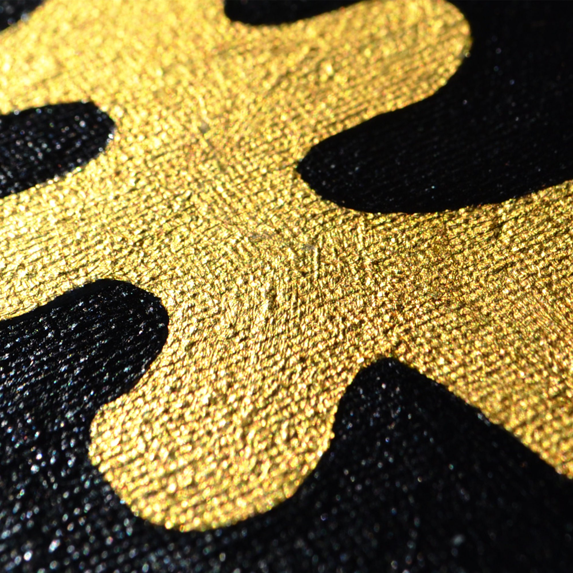 Math Teacher Gift, Pi, Oil Painting on Black Canvas, 24k Gold Leaf ...