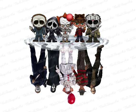 Horror Characters PNG Horror Friends Horror Movie Killers - Etsy