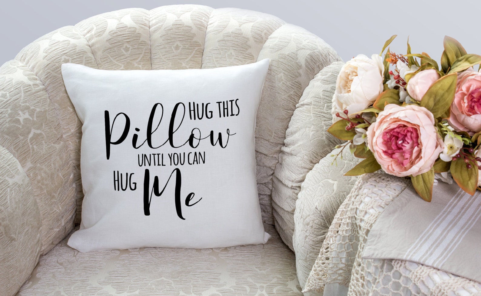 Hug This Pillow Until You Can Hug Me Pillow Cover Going Away | Etsy Hug This Pillow Until You Can Hug Me Pillow Cover Going Away | Etsy