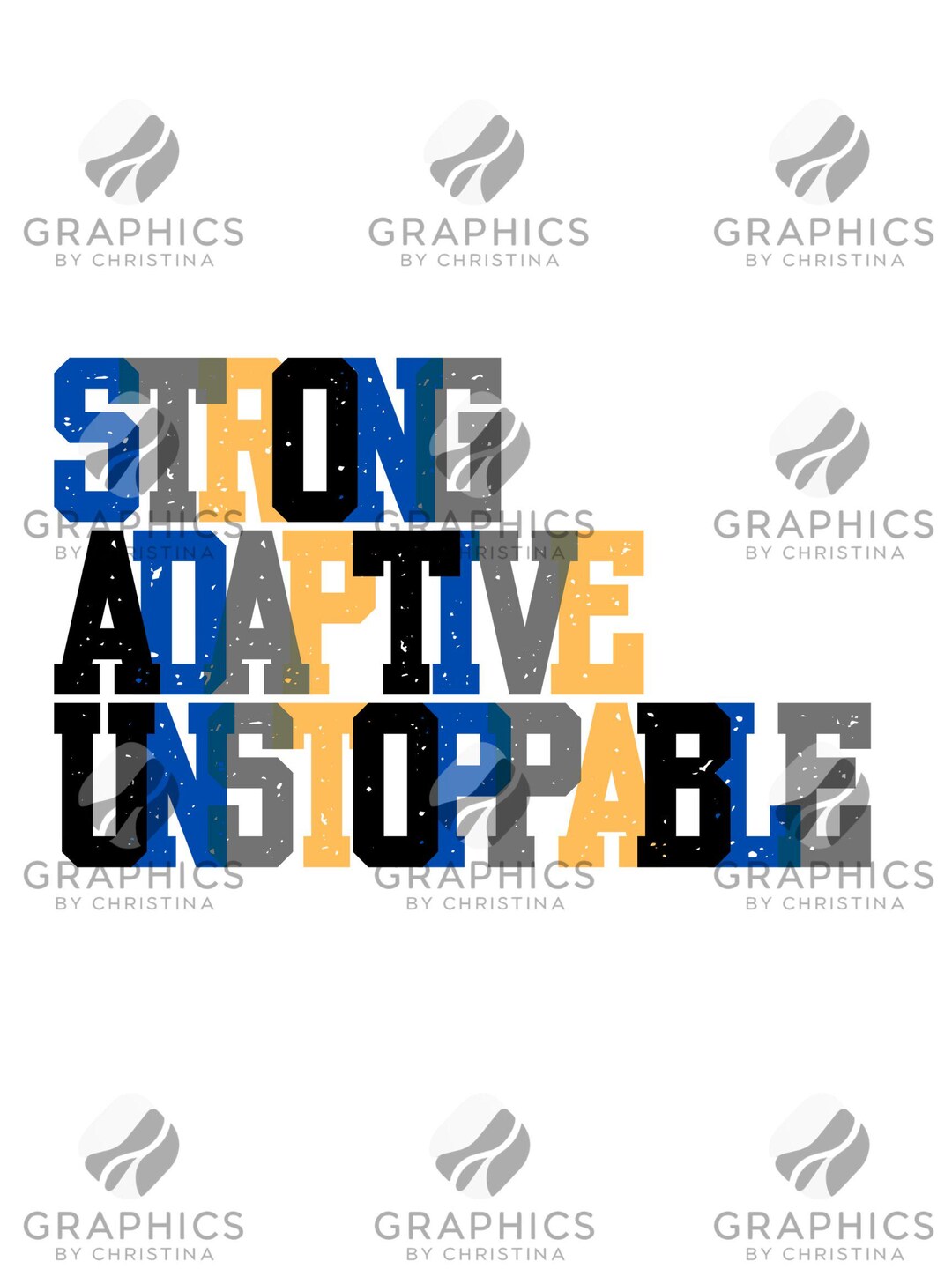 Strong Adaptive Unstoppable SVG | Disability Awareness Digital Download ...