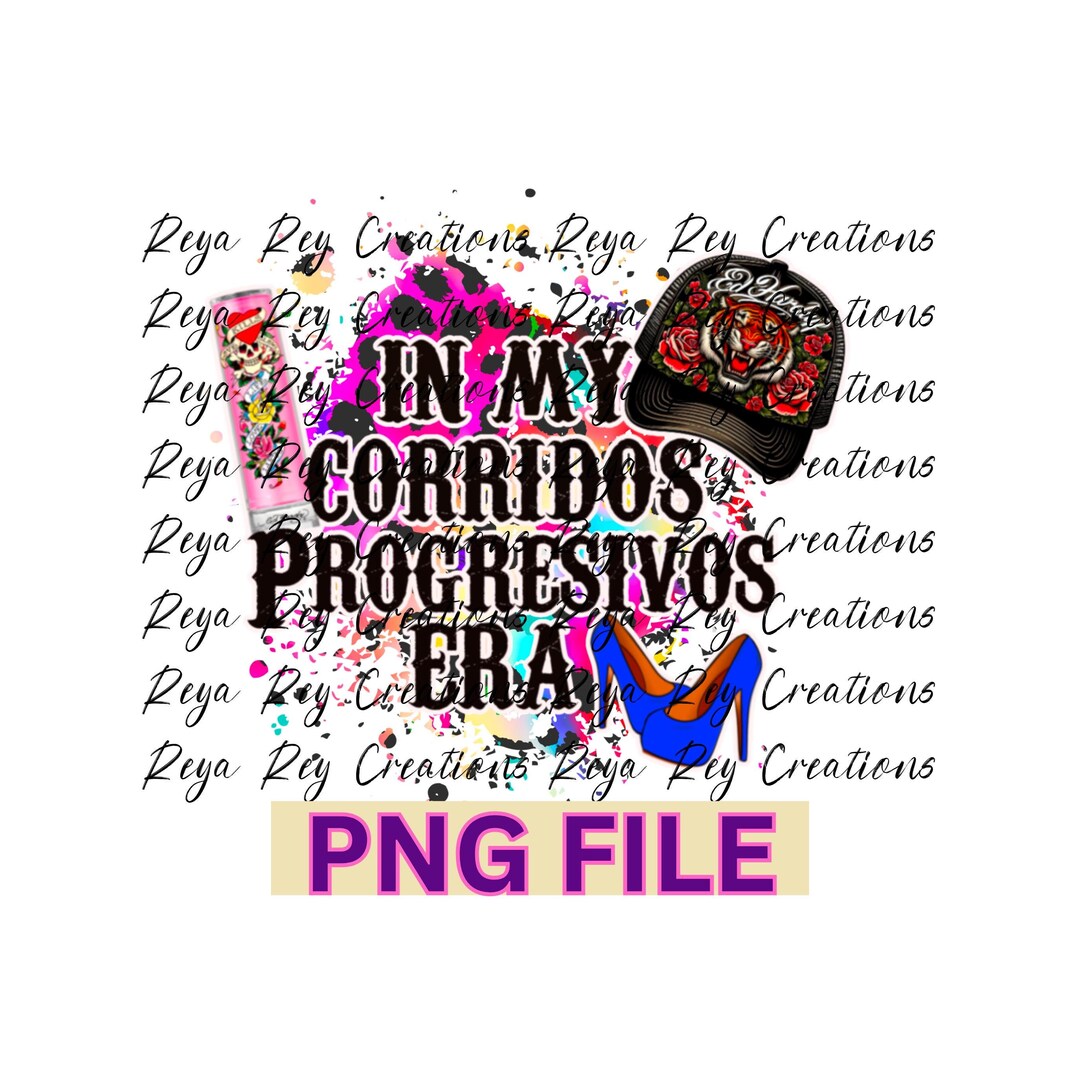 En Mis Corridos Progresivos Era SVG PNG JPEG Descarga Instantánea ...