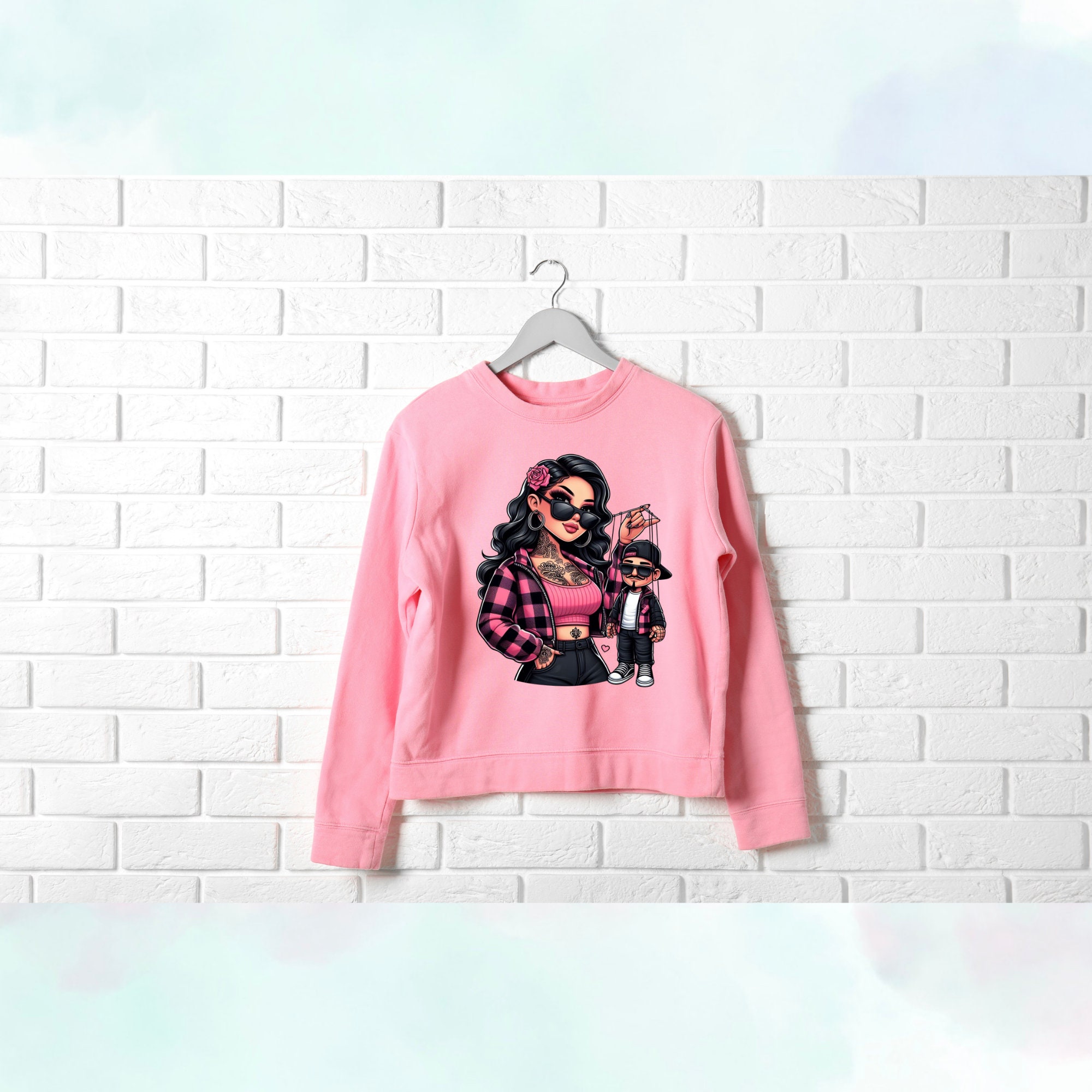 I'm Your Puppet, Chicano Cholo Couple, Old School, Backdrop, PNG Only ...