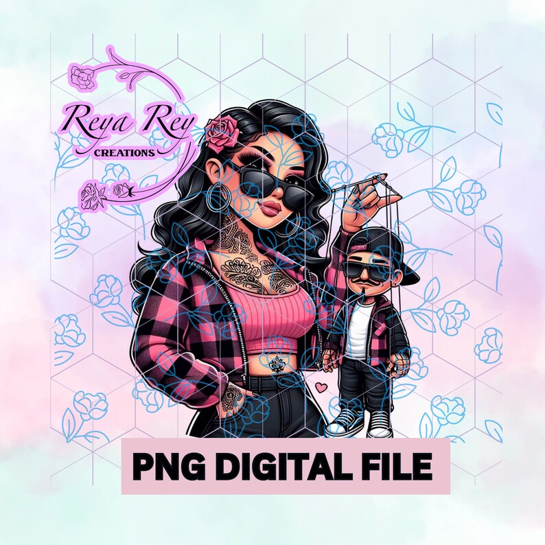 I'm Your Puppet, Chicano Cholo Couple, Old School, Backdrop, PNG Only ...