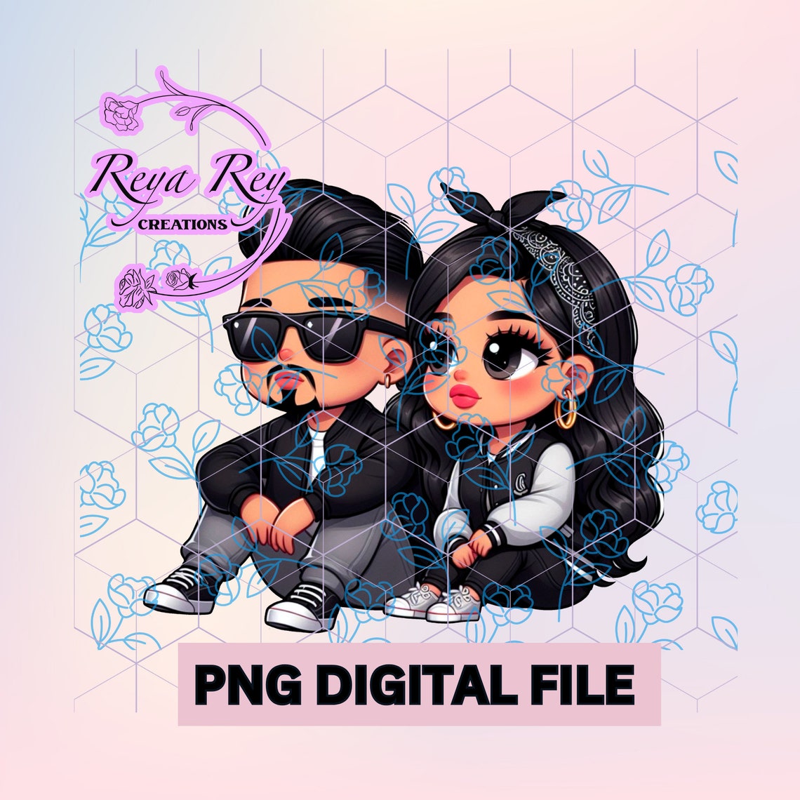 We Belong Together Chicano PNG, Cute Chicano Couple, Chola PNG, Cholo ...