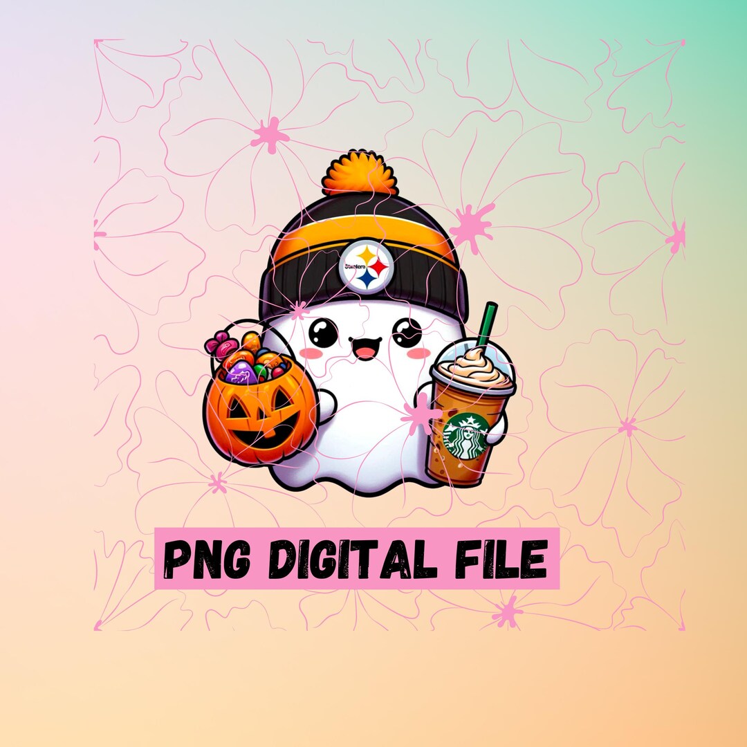 Halloween Png, Cute Football Ghost Png, Football Png, Pumpkin ...