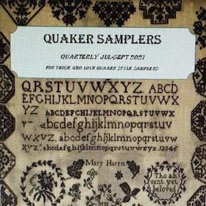 Quaker Samplers Magazine | Etsy