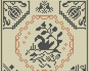 Quaker Samplers in Cross Stitch PDF Book Uses the Beautiful - Etsy