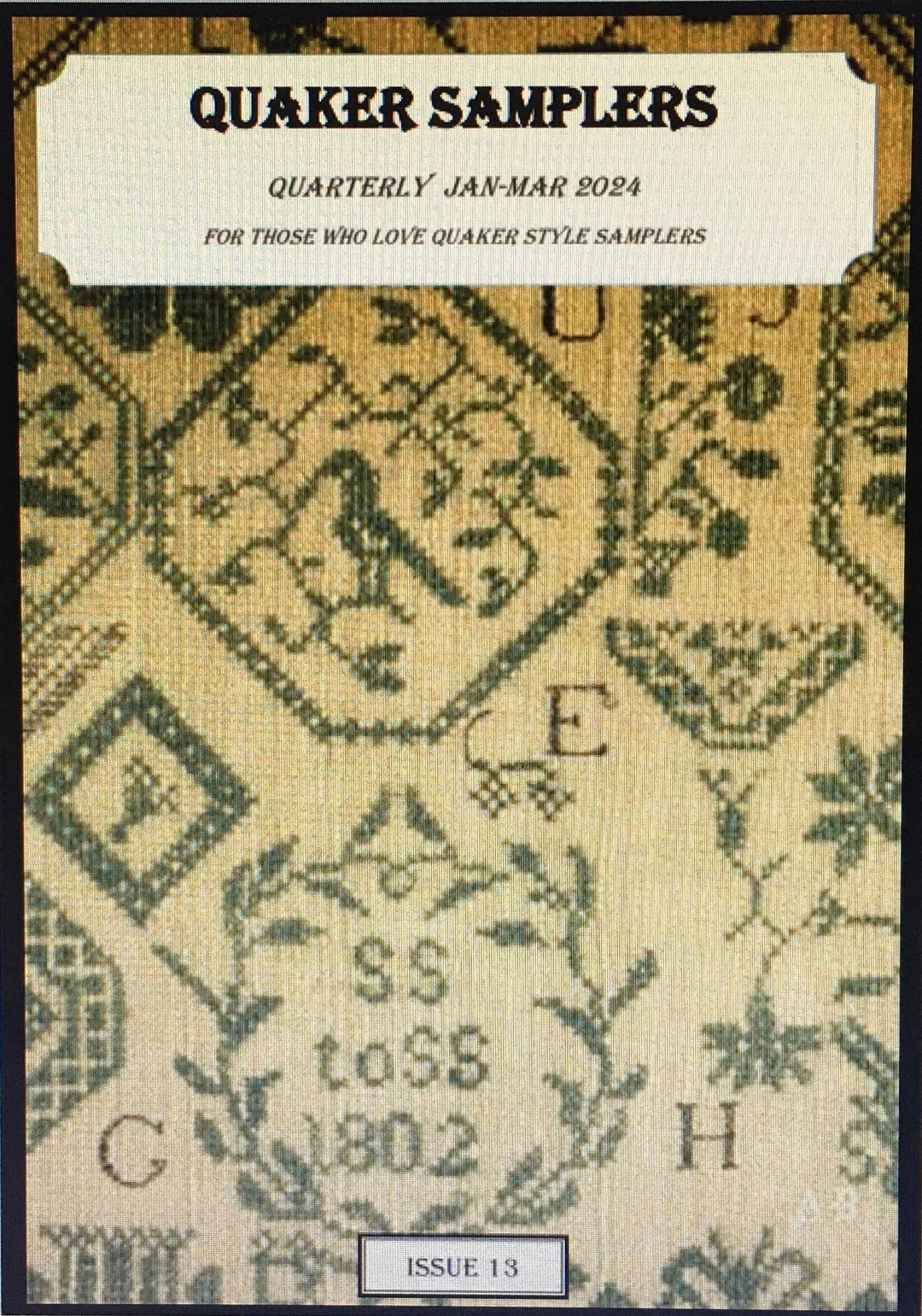 Quaker Samplers Magazine - Etsy UK