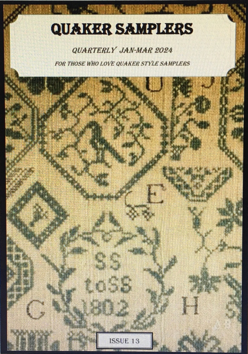 Quaker Samplers Magazine - Etsy