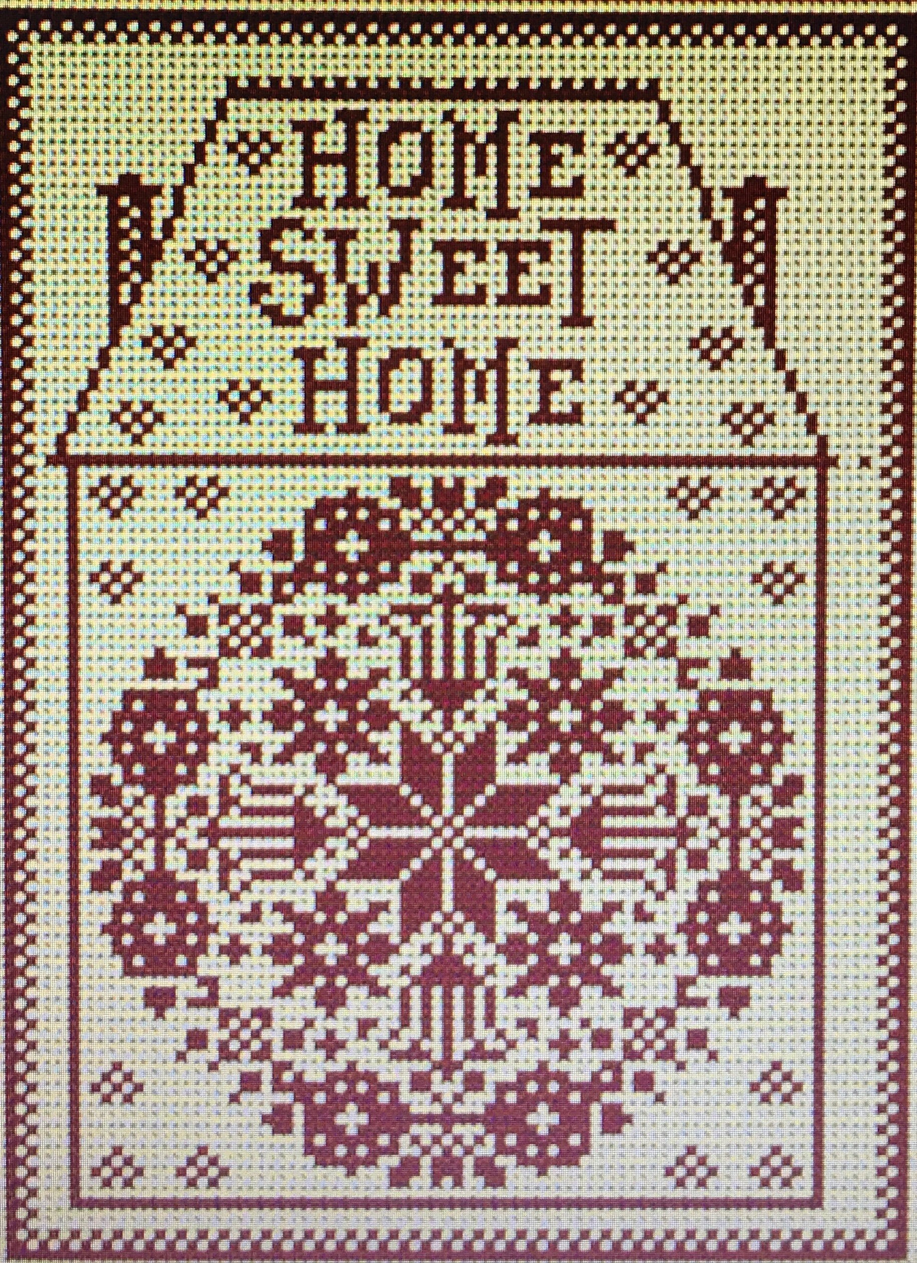 Quaker Cross Stitch Sampler Chart/pattern Using Original - Etsy