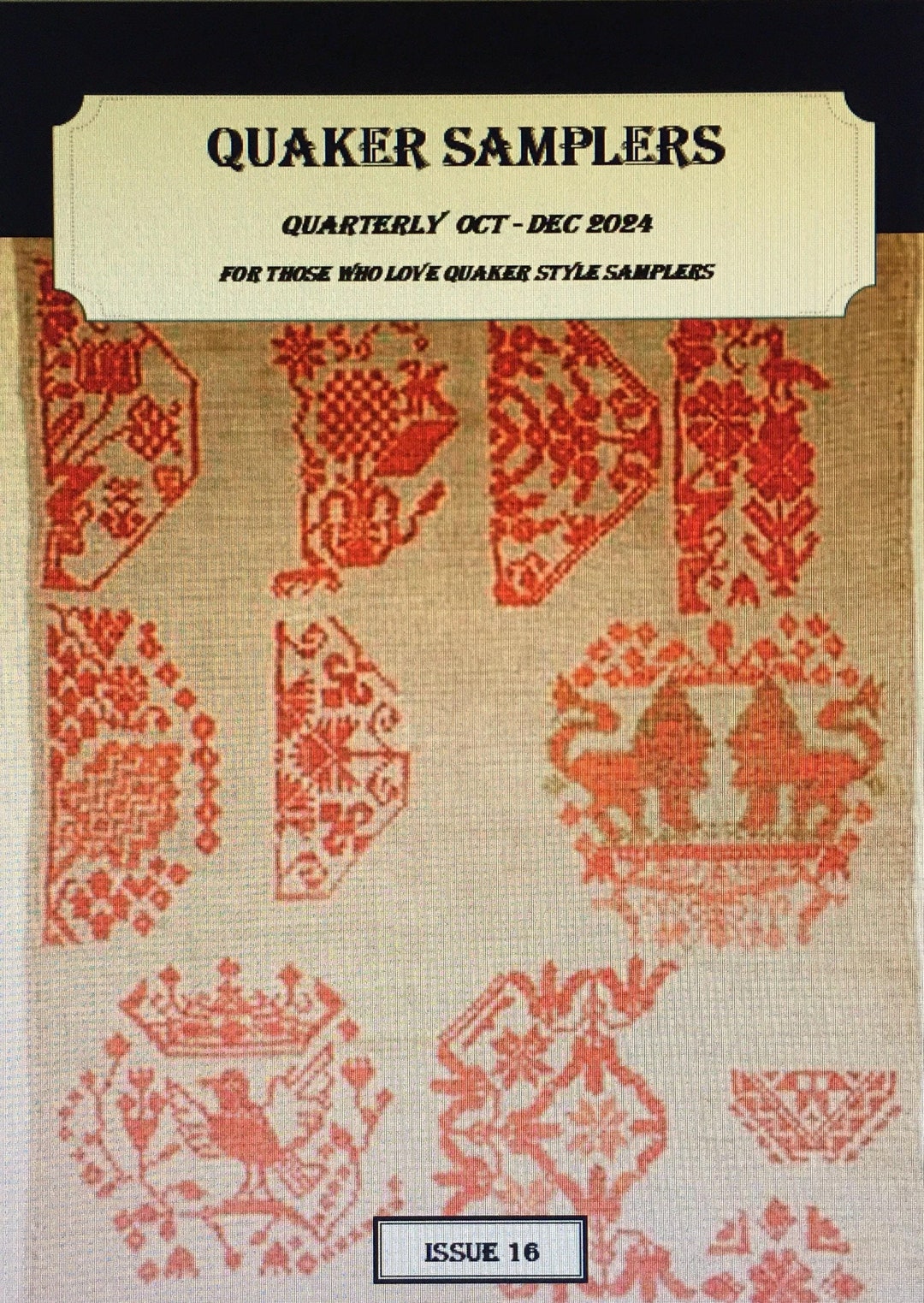 Quaker Samplers Magazine - Etsy