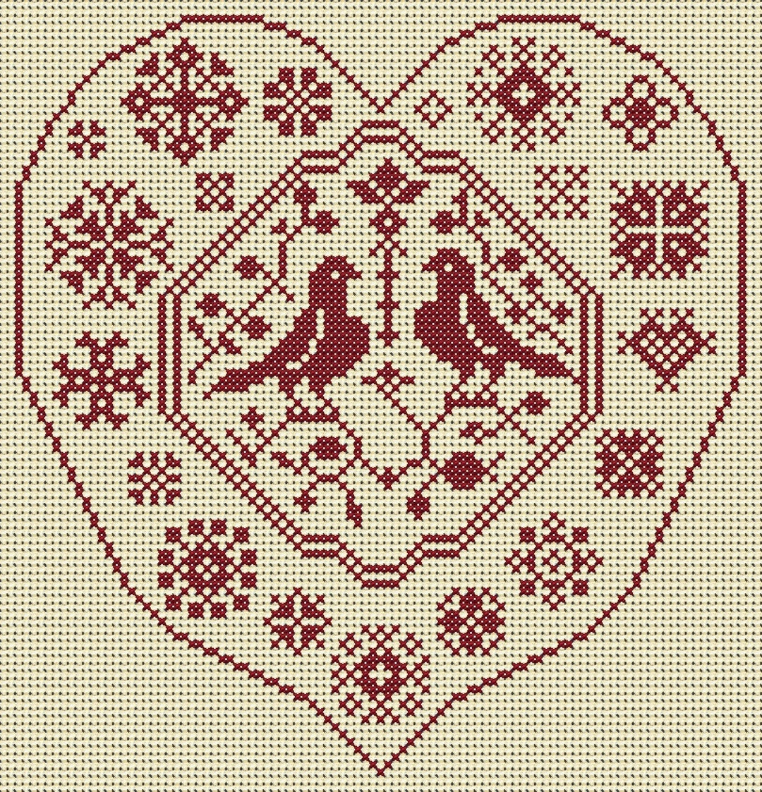 Quaker Cross Stitch Sampler PDF Chart/pattern Using Original Quaker ...