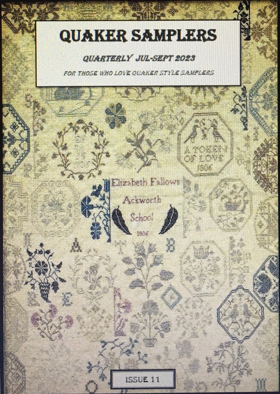 Quaker Samplers Magazine Issue 11 - Etsy