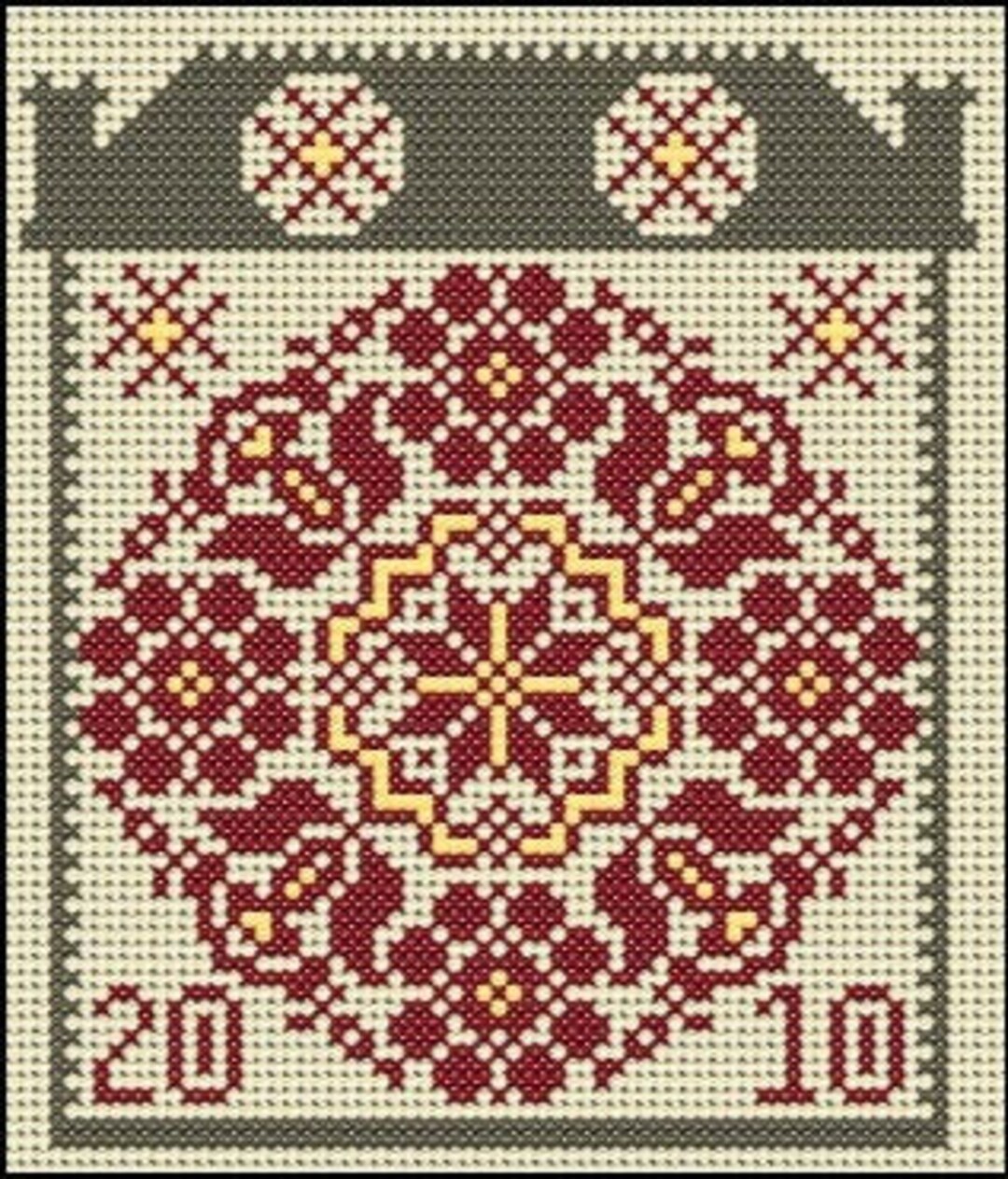 Quaker Cross Stitch Sampler Chart/pattern Using Original Quaker Motifs ...